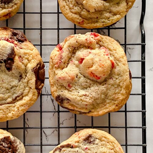 Chocolate-Covered Strawberry Chocolate Chip Cookies
